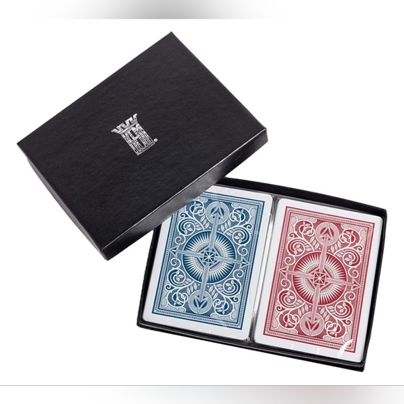 KEM. | Games | Wide Size Playing Cards Classic Black And Red | Poshmark